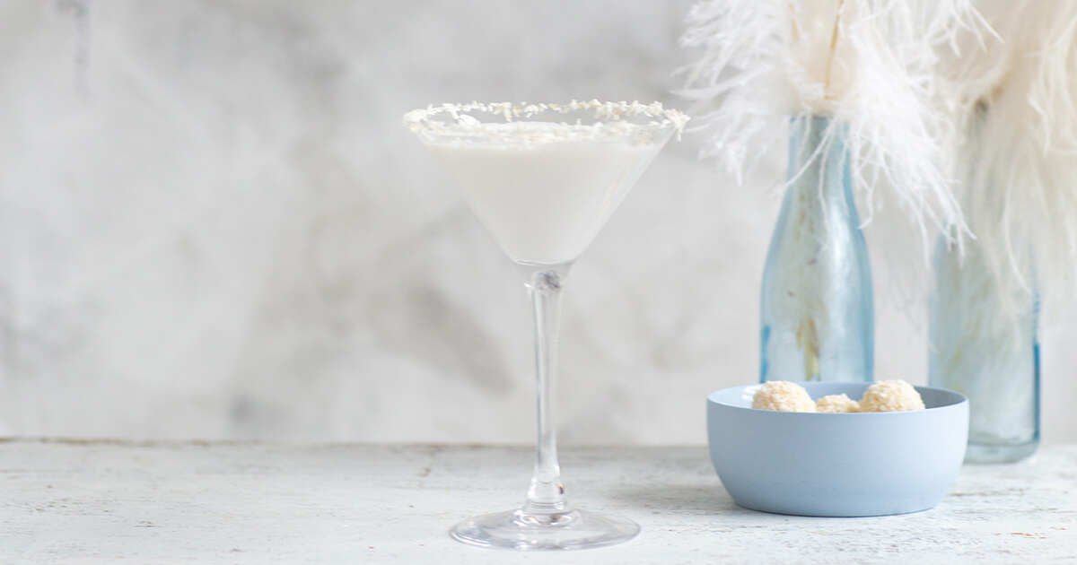 Cocktail-Rezept: »Weiße-Weihnacht-Martini«
