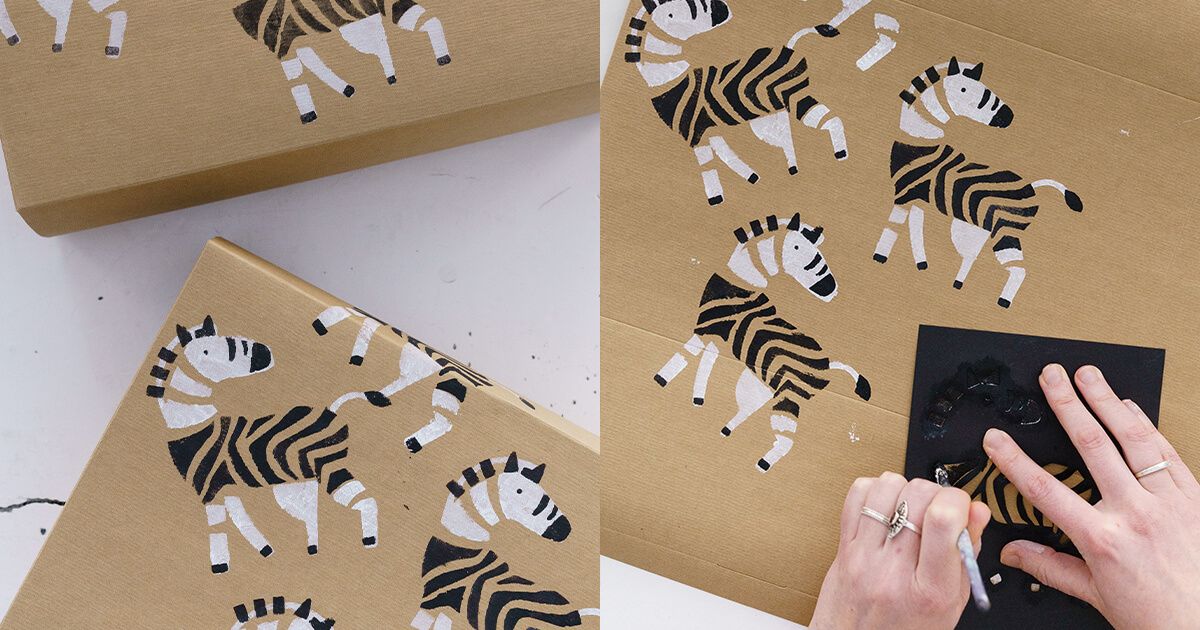 sisterMAG DIY »Zebra Box«
